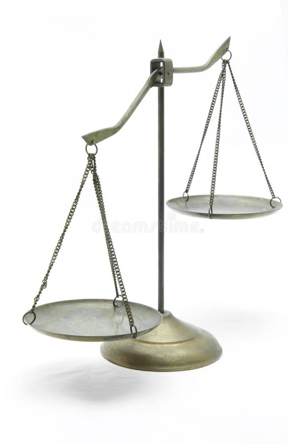 Scales Weigh Justice Choice Balance Stock Illustration - Illustration ...