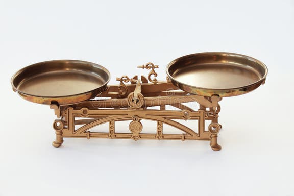 Unbalanced weight scales stock photo. Image of weigh - 22669594