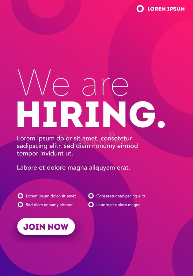 We are Hiring Join Our Team, Advertising Poster or Template Design with ...
