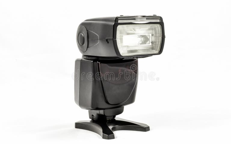 Unbranded External Flash Unit for DSLR Camera Stock Image - Image of ...