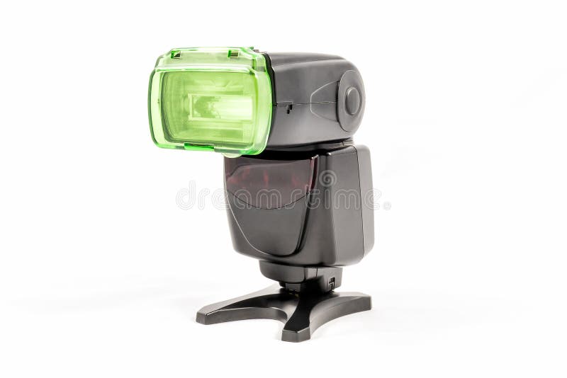 Unbranded External Flash Unit for DSLR Camera Stock Image - Image of ...