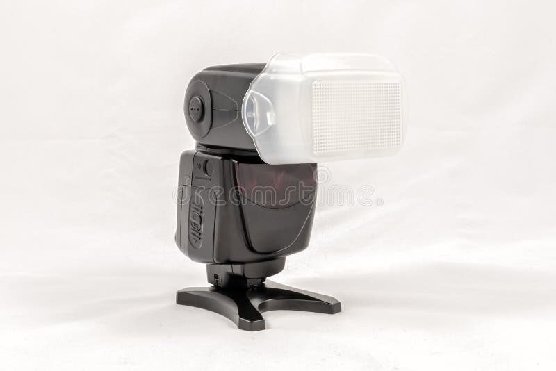 Unbranded External Flash Unit for DSLR Camera Stock Image - Image of ...
