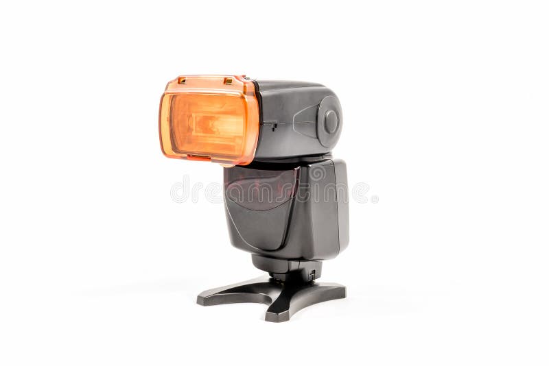 Unbranded External Flash Unit for DSLR Camera Stock Image - Image of ...