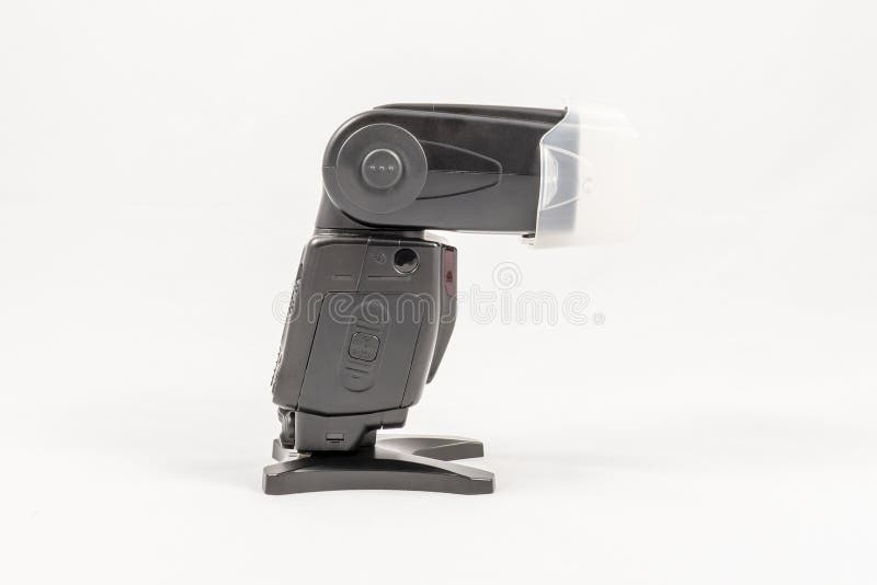 Unbranded External Flash Unit for DSLR Camera Stock Image - Image of ...