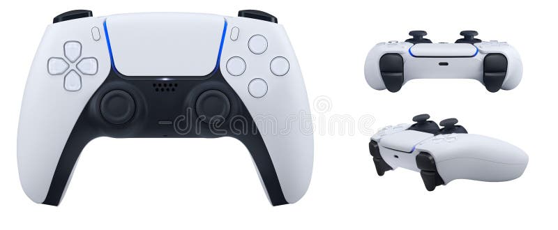 Unbranded Gaming Controller from Multiple Angles - Isolated Stock Photo ...