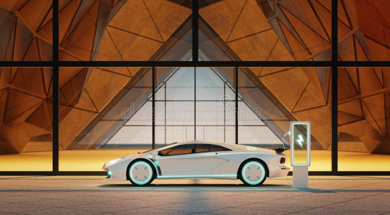 The Unbranded General Concept Sports Car Stock Illustration ...