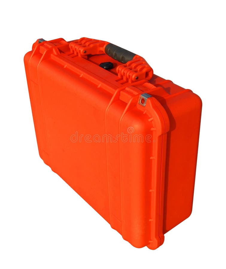 Unbreakable Safety Case on White Stock Image - Image of resistant ...