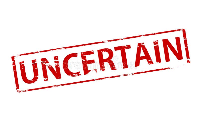 Uncertain stock illustration. Illustration of symbol - 92071228