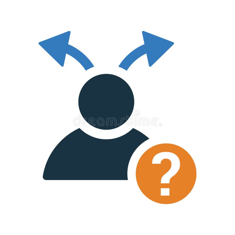 Uncertainty icon stock vector. Illustration of expression - 290798200