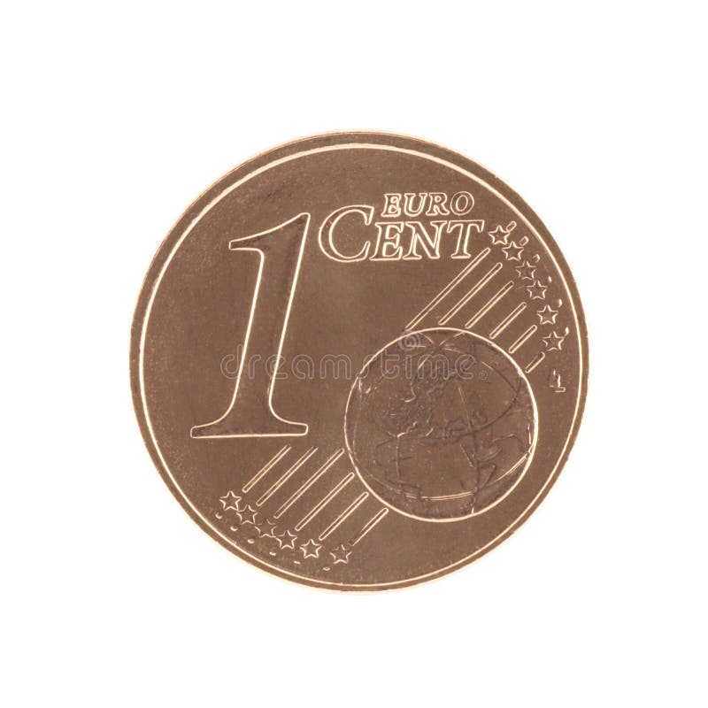 Uncirculated 1 Eurocent stock image. Image of finance - 12052199