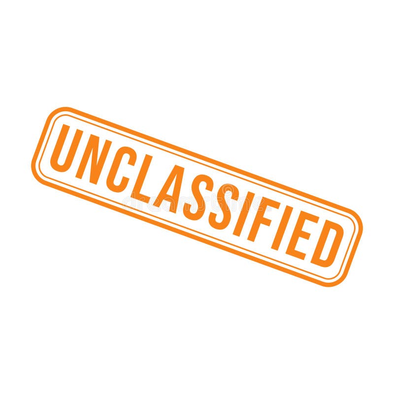 Unclassified Letter Rubber Stamp Vector Design Template Stock ...