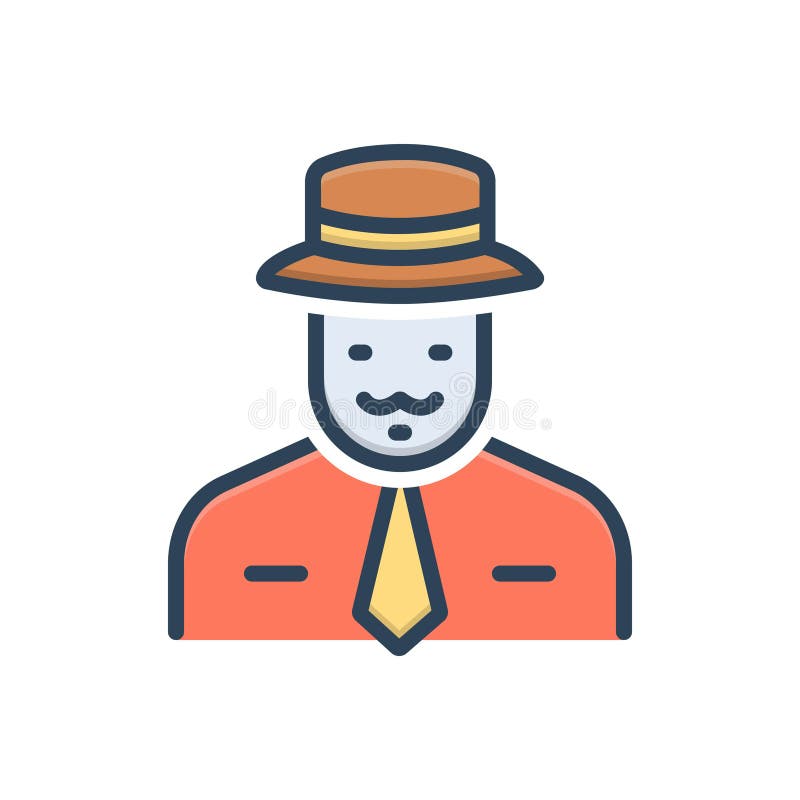 Color Illustration Icon for Uncle, Family and Parent Stock Illustration ...