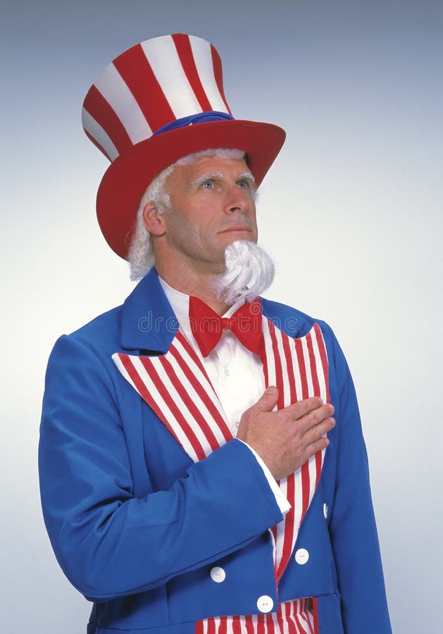Uncle Sam - Peace Sign stock photo. Image of sign, background - 9738384