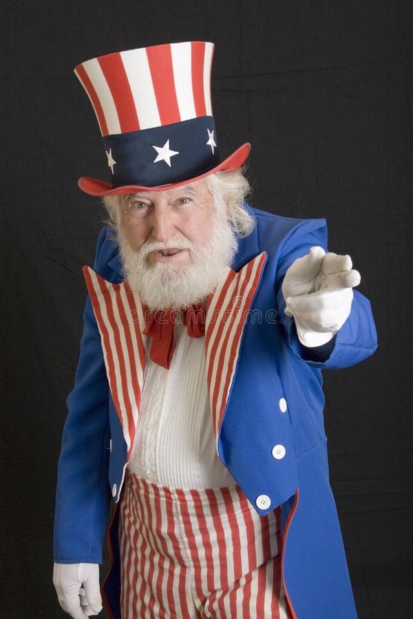 Uncle Sam stock photo. Image of blue, independence, white - 4555482
