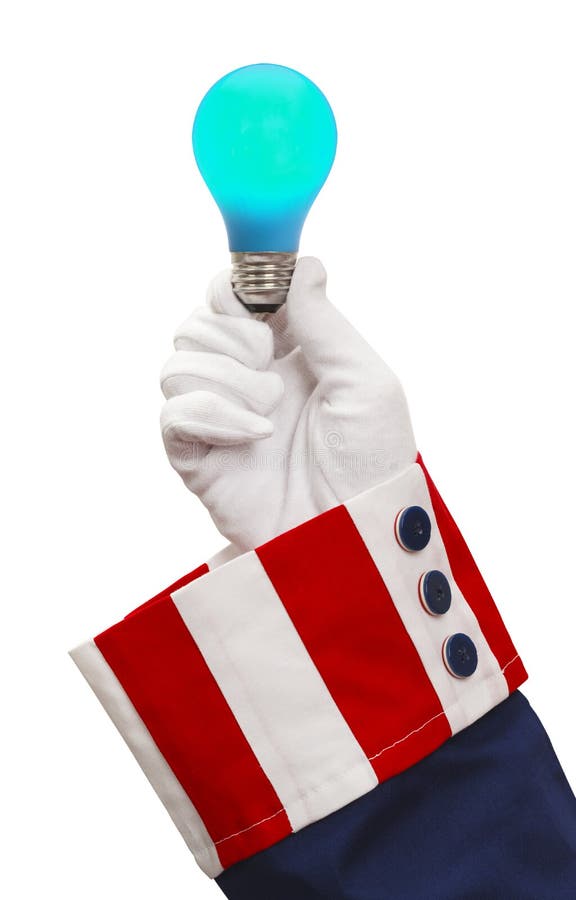 Uncle Sam Blue Light stock photo. Image of discount, america - 84673794