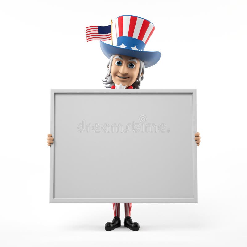 Uncle sam character stock illustration. Illustration of patriotism ...