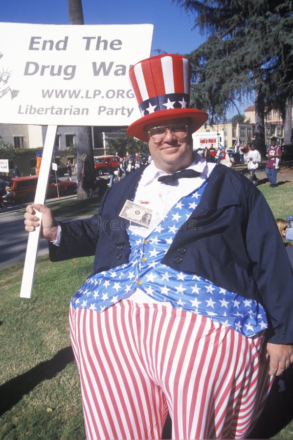 Uncle Sam at the Doo Dah Parade, Pasadena California Editorial Photo ...