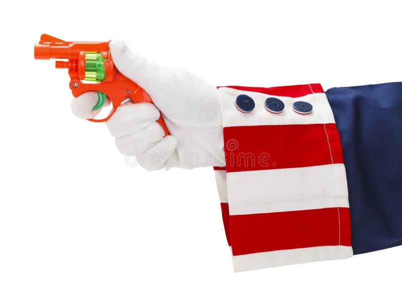 Uncle Sam and Gun stock image. Image of robbing, america - 85028551