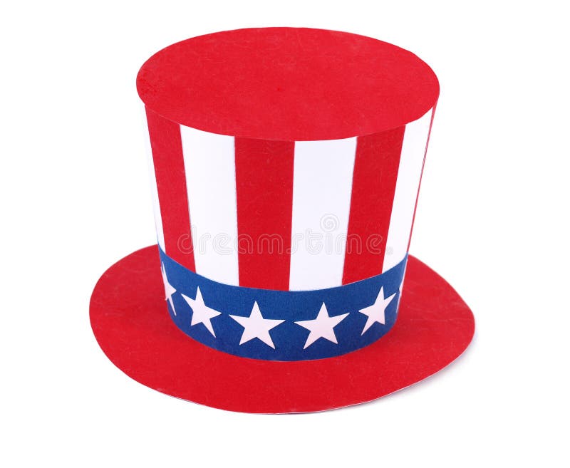 Uncle Sam hat stock photo. Image of celebration, blue - 8287012