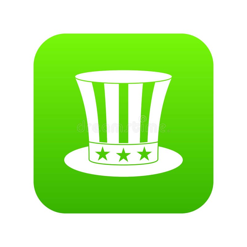 Uncle Sam Hat Icon , Outline Style Stock Vector - Illustration of ...