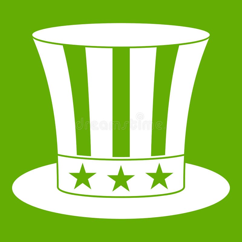 Uncle Sam Hat Icon , Outline Style Stock Vector - Illustration of ...