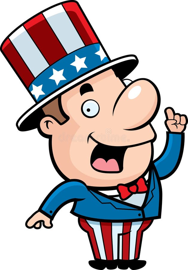 Cartoon Uncle Sam Talking Stock Illustrations – 10 Cartoon Uncle Sam ...