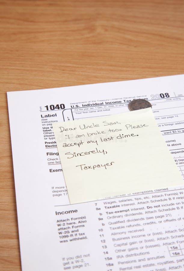 Uncle sam note on desk stock image. Image of economy, letter - 8343133