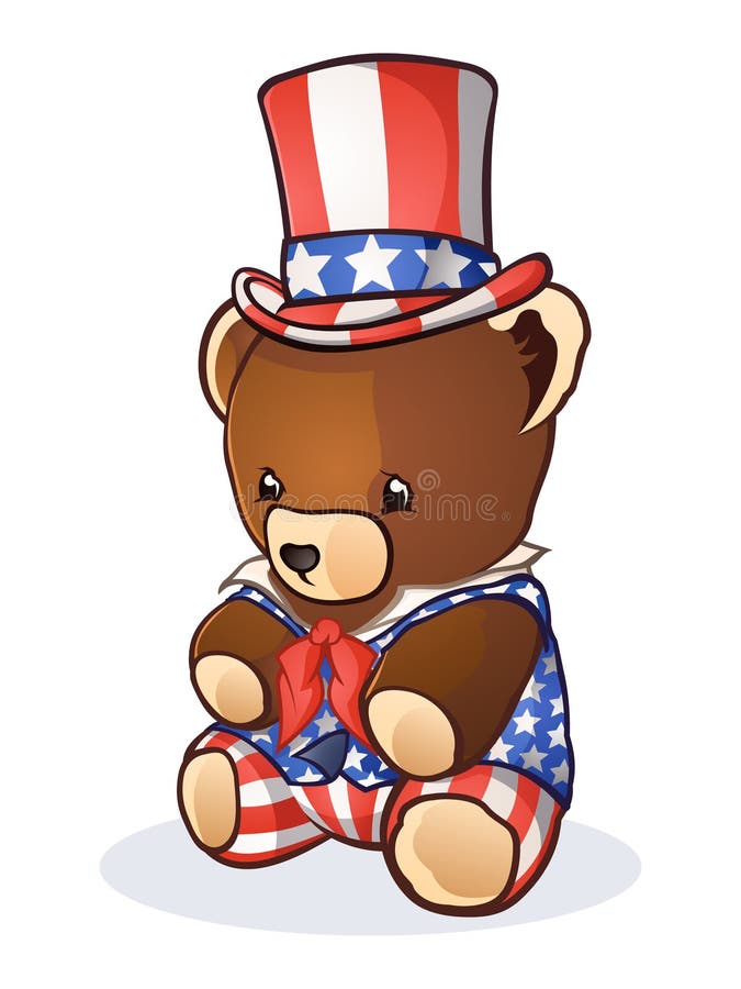 Uncle Sam Teddy Bear Stock Illustrations – 15 Uncle Sam Teddy Bear ...