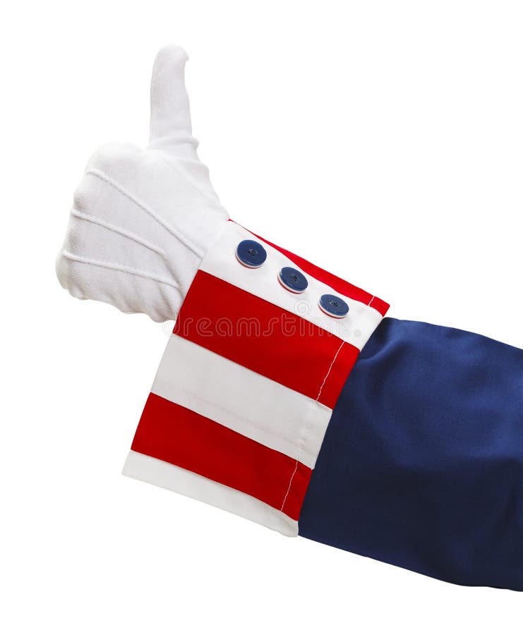 Uncle Sam Thunbs Up stock image. Image of hiking, uncle - 84671115