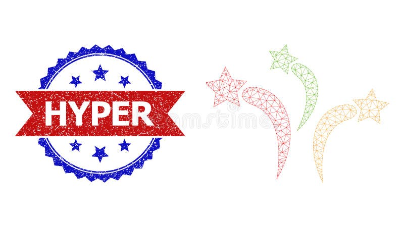 Unclean Bicolor Hyper Stamp Seal and Salute Web Icon Stock Vector ...