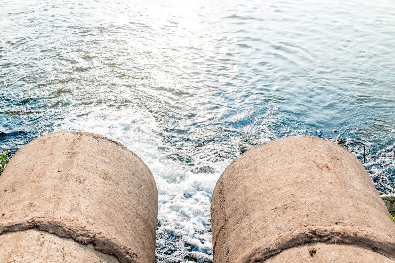 Unclean Water Cans As a Industry Pollution Symbol Stock Photo - Image ...