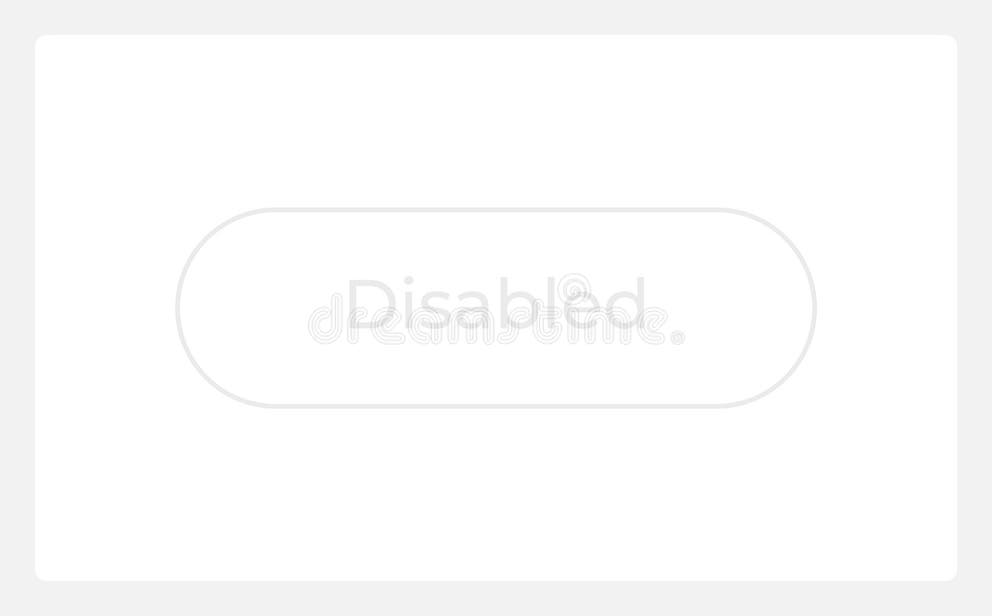 Unclickable Button UI Element Template Stock Vector - Illustration of inactive, sign: 265029359