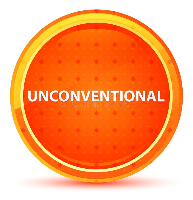 Unconventional Natural Orange Round Button Stock Illustration ...