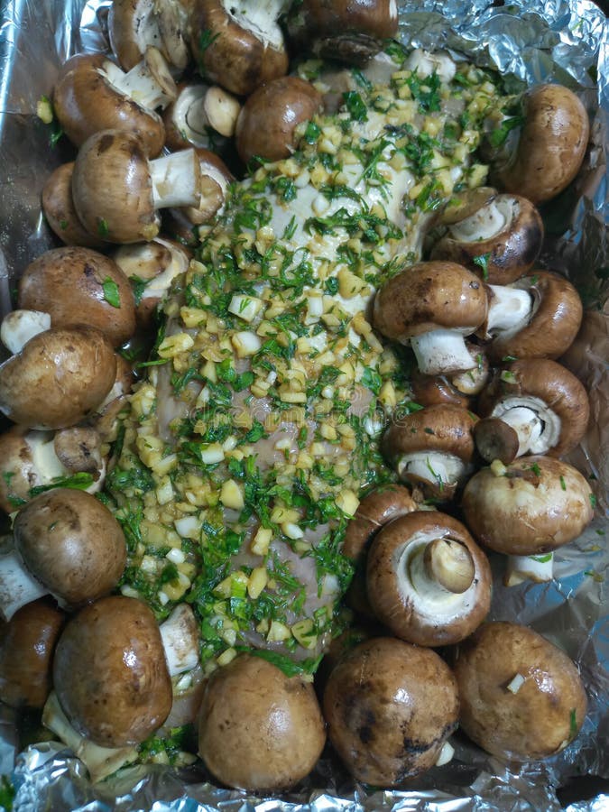 Thick Chunk of Raw Pork Marinated Stock Photo - Image of thick, baby ...