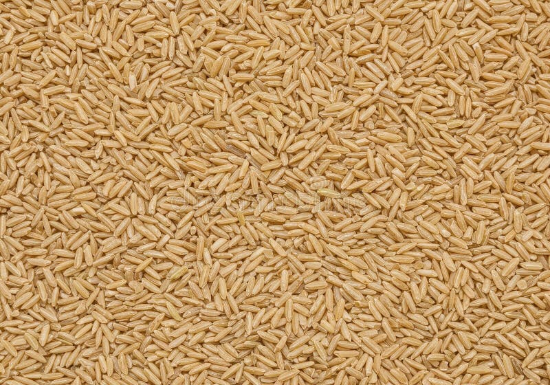 Uncooked Brown Rice Grains Background Stock Photo - Image of surface ...