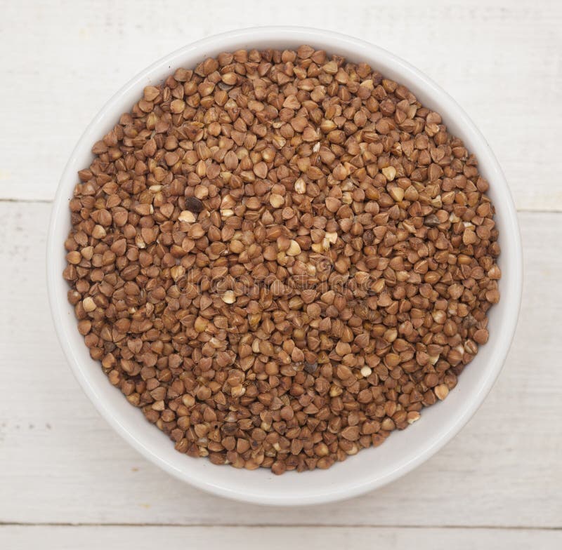 Uncooked Buckwheat Grain in Jar Stock Image - Image of macro, meal ...
