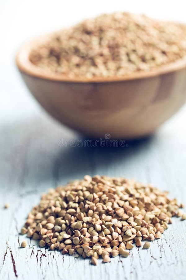 Uncooked Buckwheat Grain in Jar Stock Image - Image of macro, meal ...