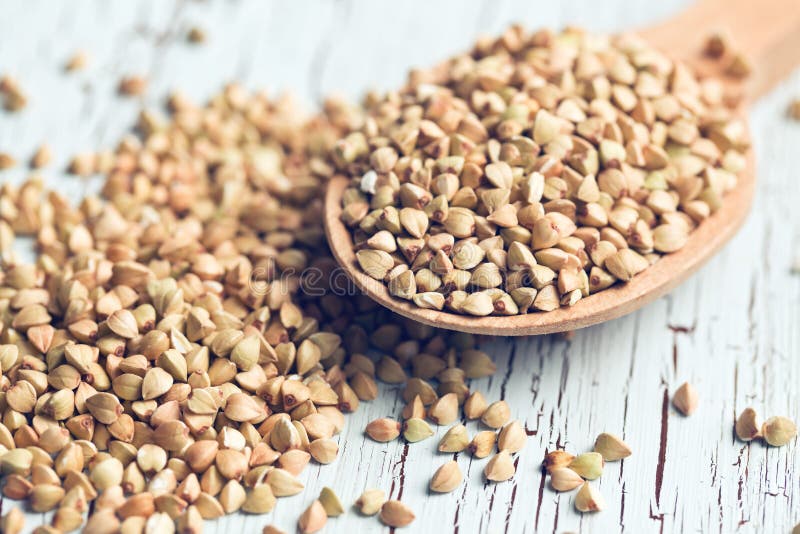 Uncooked Buckwheat Grain in Jar Stock Image - Image of macro, meal ...