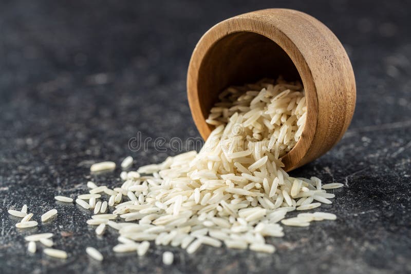 Uncooked indian long rice stock photo. Image of closeup - 166997228