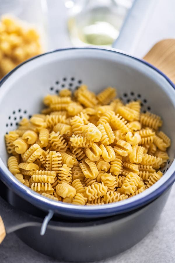 Uncooked Italian Conchiglie Pasta Stock Image - Image of shells, dough ...