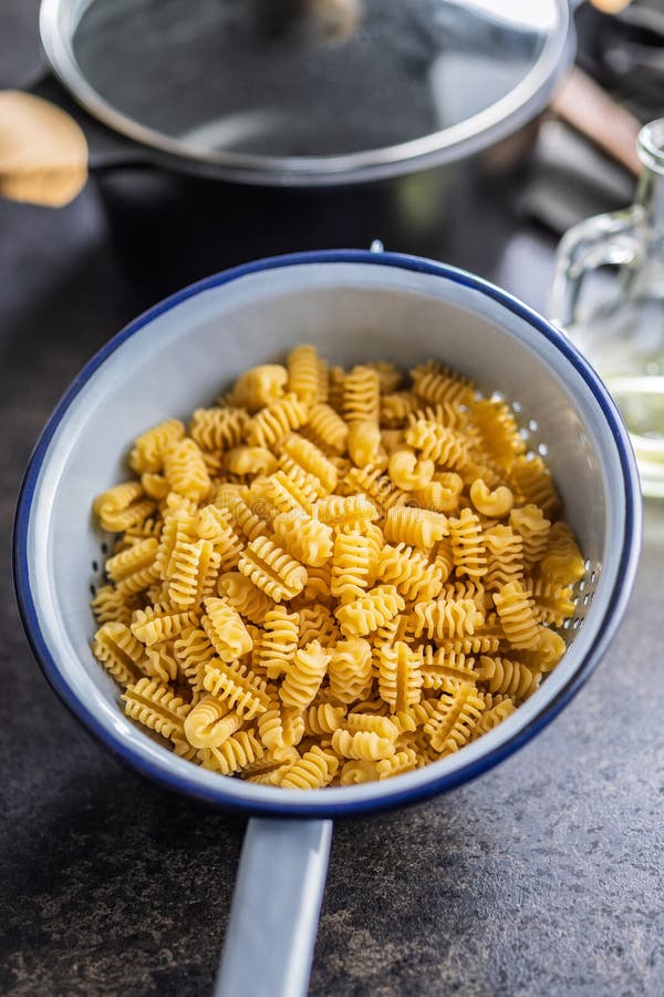 Uncooked Italian Conchiglie Pasta Stock Image - Image of shells, dough ...
