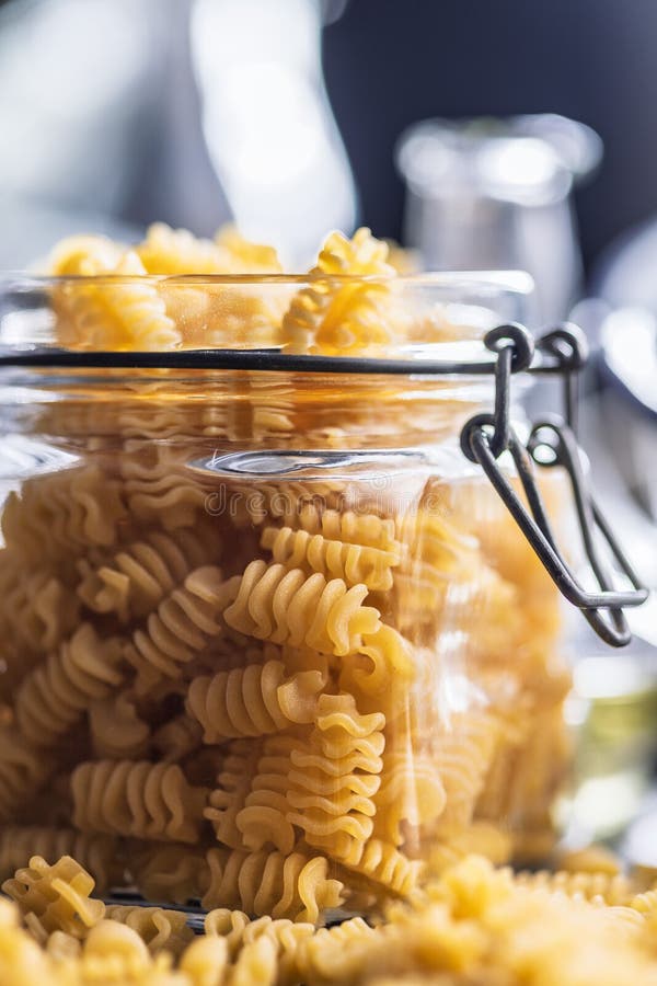 Uncooked Italian Conchiglie Pasta Stock Image - Image of shells, dough ...