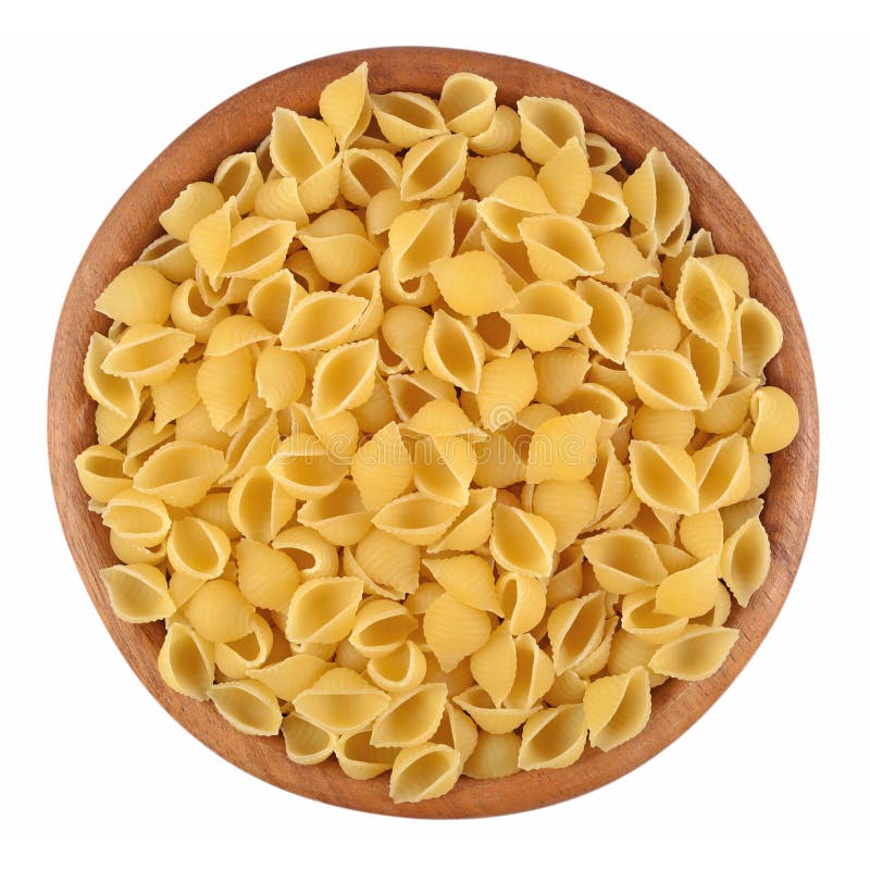 Uncooked pasta shells stock image. Image of starch, foodstuff - 14388975