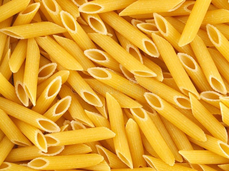 Uncooked Italian Penne Pasta Stock Photo - Image of cook, diet: 20447320