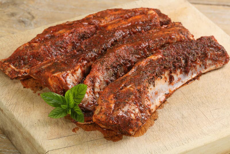 Uncooked lamb ribs stock image. Image of meal, freshness - 60388057