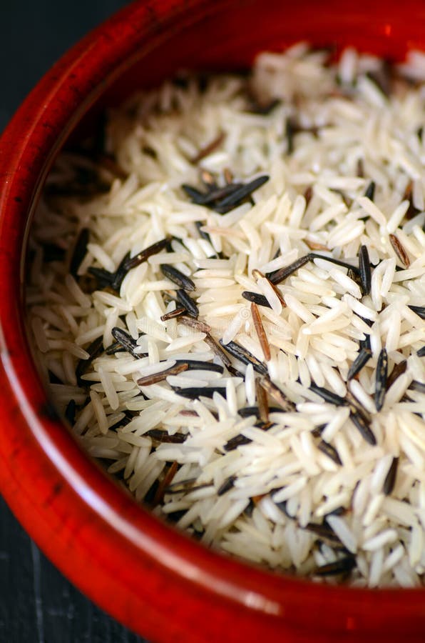 Uncooked Mixed Rice stock photo. Image of healthy, white - 66197374
