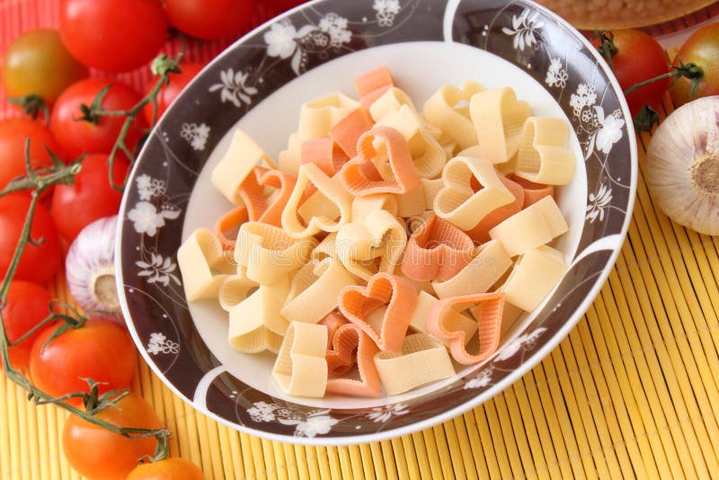 Uncooked pasta stock image. Image of hard, bowl, delicious - 37457511