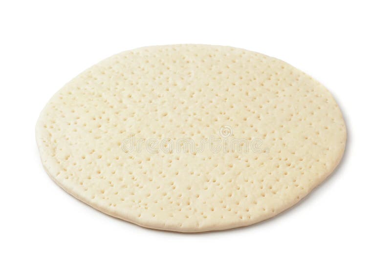 Uncooked pizza dough base stock image. Image of wheat - 383635507