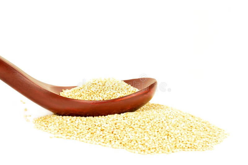 Uncooked Quinoa White Background Stock Photo - Image of background ...
