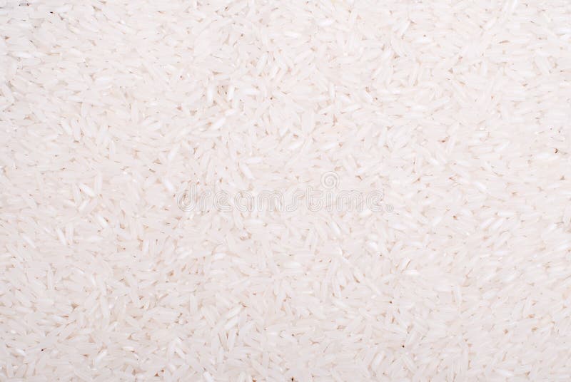 Uncooked Rice Expanded in the Background Stock Image - Image of ...